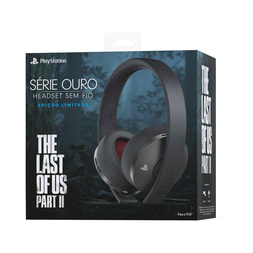 Headset Sony Sem Fio Série Ouro The Last Of Us Part Ii Ps4 Loja Rcell