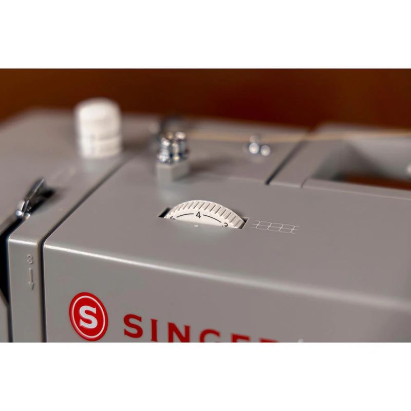 Máquina de Costura Singer Heavy Duty HD6605 Bivolt Cinza - Loja Rcell