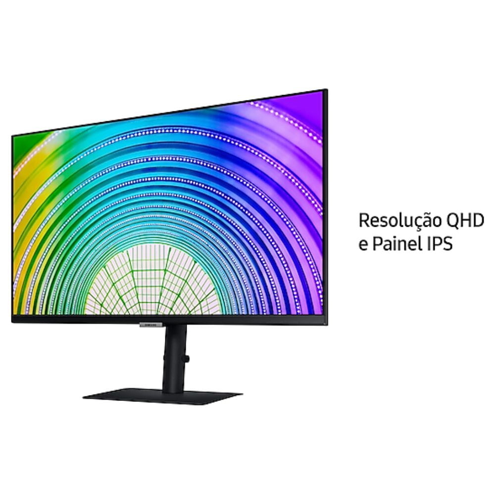 Monitor ViewFinity Samsung 27" 2K QHD LS27A600U | Promoção - Loja Rcell